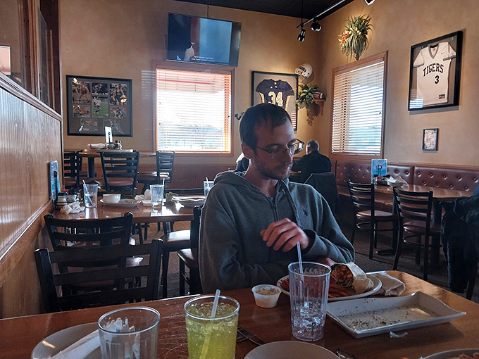 The dining room: where strangers become friends and diets go to die. That yellow drink might be the sunshine you needed today.