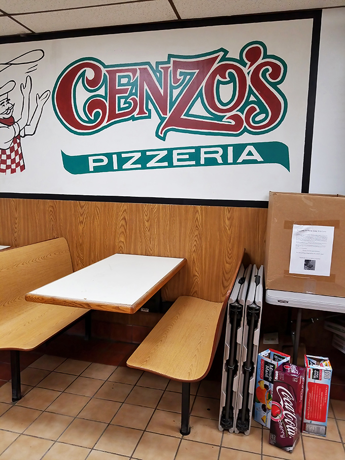 The booth where memories are made. Simple surroundings let the flavors take center stage.