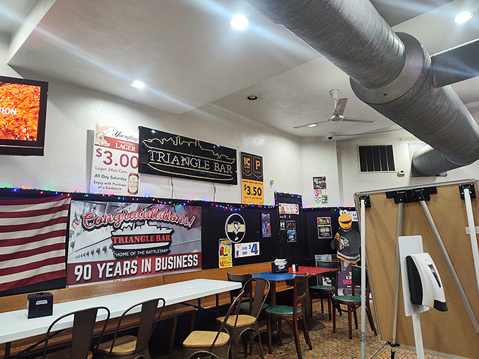 Ninety years in business and still going strong&mdash;this dining area has heard more Pittsburgh stories than a veteran sports announcer at Three Rivers Stadium.