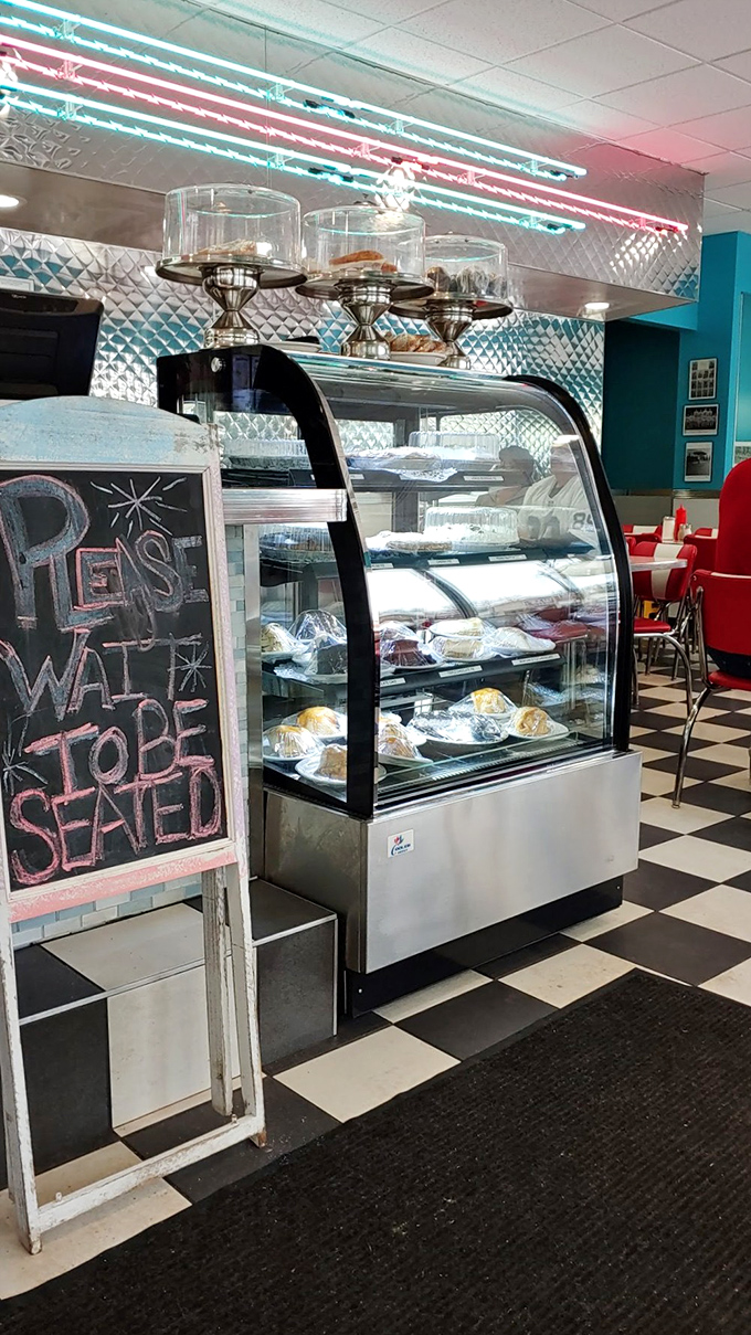 The dessert case &ndash; where willpower goes to die. Behind that curved glass lies temptations that make even the strongest resolve crumble.