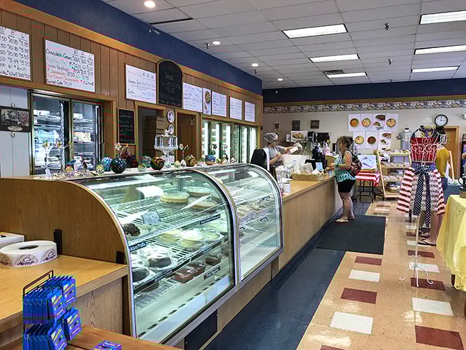 Display cases filled with temptation&mdash;each pie a work of art that somehow manages to taste even better than it looks.