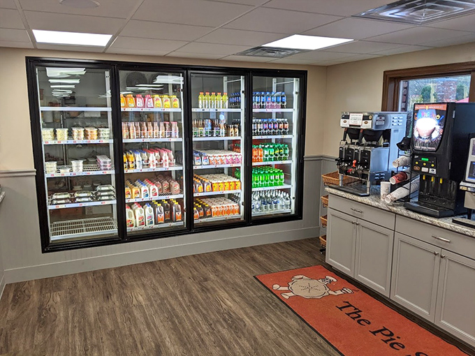 The drinks section offers liquid courage for those still deciding between three different cakes.