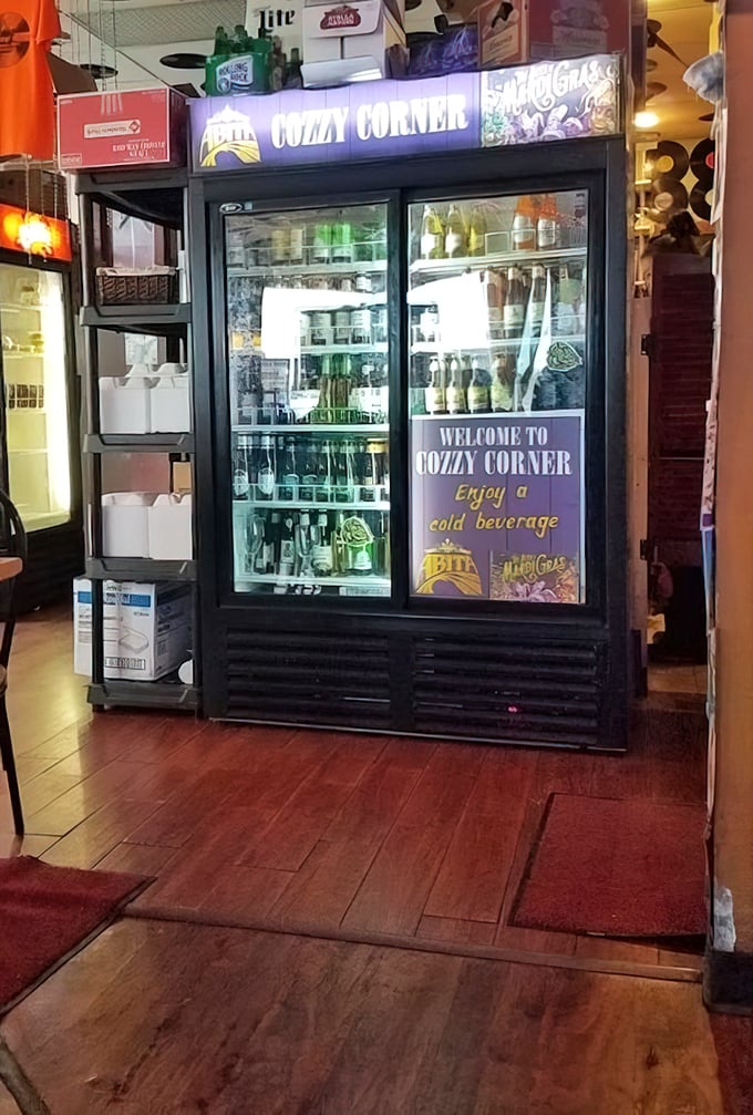 The beverage cooler promises cold comfort to wash down all that spicy, smoky goodness. Hydration is important when you're having this much fun.