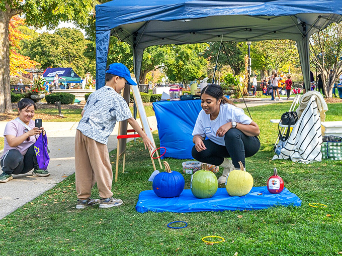 Fall festivals bring out Hinsdale's playful side, where pumpkin games create childhood memories more lasting than any smartphone photo could capture.