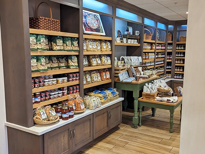 The gift shop shelves groan with jarred treasures and packaged delights&mdash;edible souvenirs that ensure the memory lingers longer than your willpower.