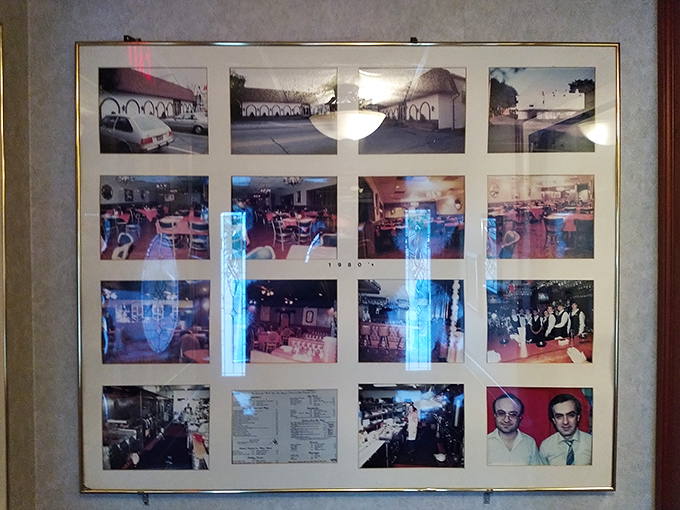 History frames the walls—a visual testament to decades of serving memorable meals and creating loyal customers.