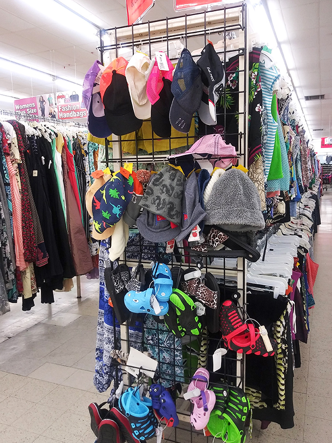 Hat and accessory displays that prove style doesn't have a price tag &ndash; or rather, it does, but here it's refreshingly small.