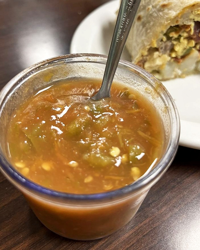 This isn't just salsa&mdash;it's liquid sunshine in a cup, bringing brightness and zip to whatever breakfast creation you're lucky enough to pair it with.