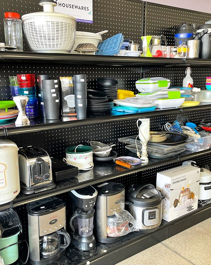 Kitchen appliances stand ready for culinary adventures, promising home-cooked meals on tiny budgets.