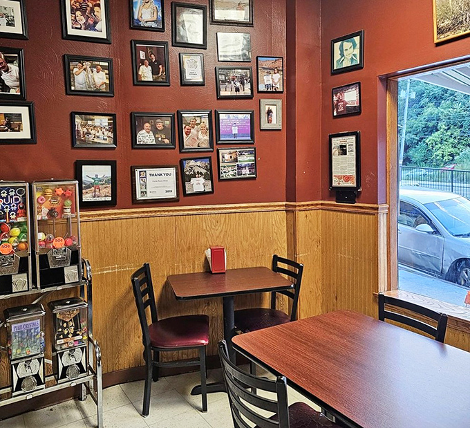 Red walls adorned with decades of memories tell stories that the menu can't&mdash;this isn't just a restaurant, it's a community archive.