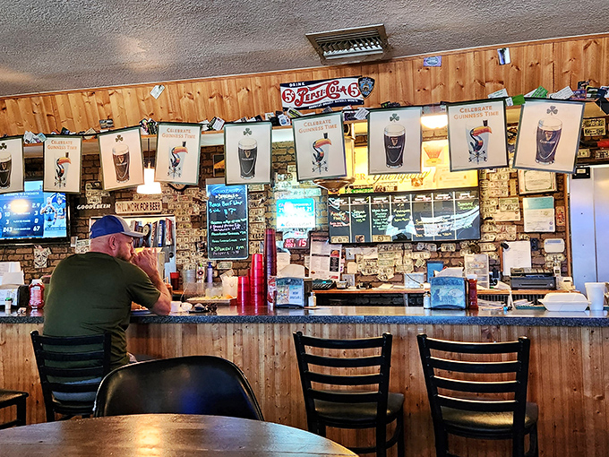 The bar's wood paneling and memorabilia collection weren't designed by an interior decorator&mdash;they evolved naturally, like the recipes themselves.