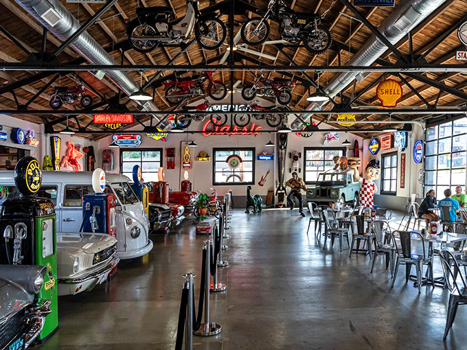 Not just a diner, but a museum of Americana where every artifact tells a story and every table offers front-row seats.