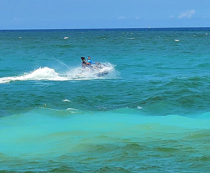 Water sports enthusiasts find their happy place here. The only traffic jams involve jet skis and the occasional curious dolphin.