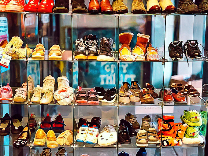 Tiny shoes for tiny humans, because even toddlers deserve to step out in secondhand style.