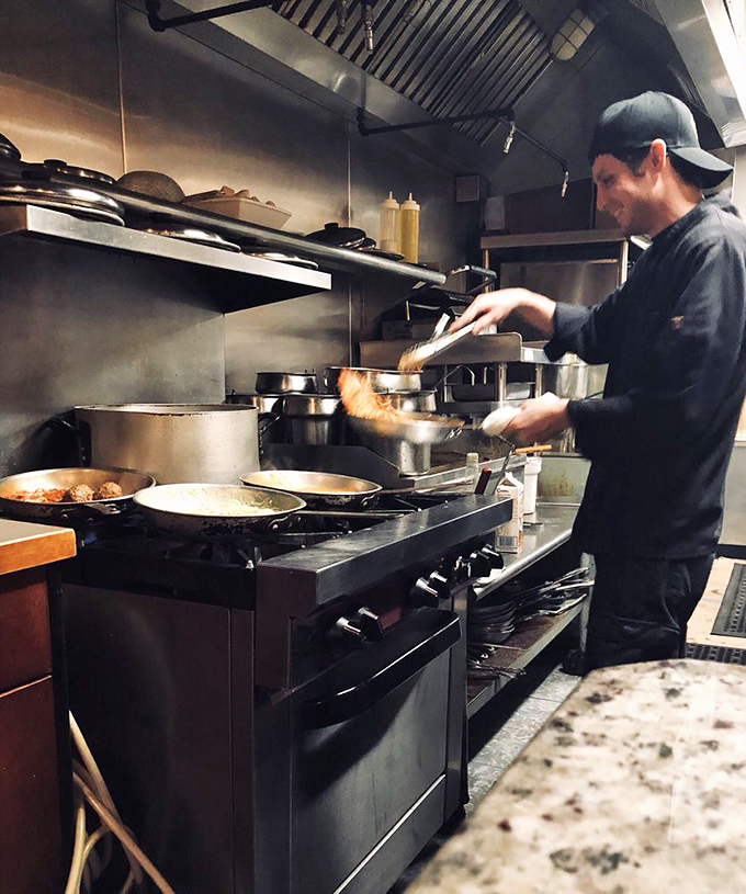 Behind every great Italian restaurant is a kitchen where someone is creating edible art with the flick of a wrist.