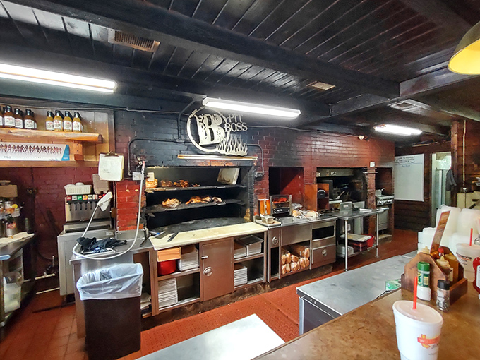 Behind the scenes where smoke meets meat &ndash; the kitchen reveals the beautiful simplicity of real pit barbecue in action.