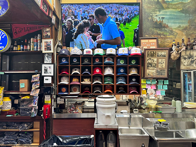 Behind-the-scenes magic where sandwiches are crafted with decades of practiced precision.