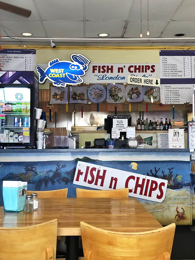 Behind-the-scenes glimpse of where all that crispy magic happens &ndash; no smoke, just pure culinary mirrors.