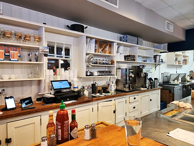 Behind every great breakfast is a meticulously organized kitchen &ndash; the heart of Half & Half's operation beats with precision and care.