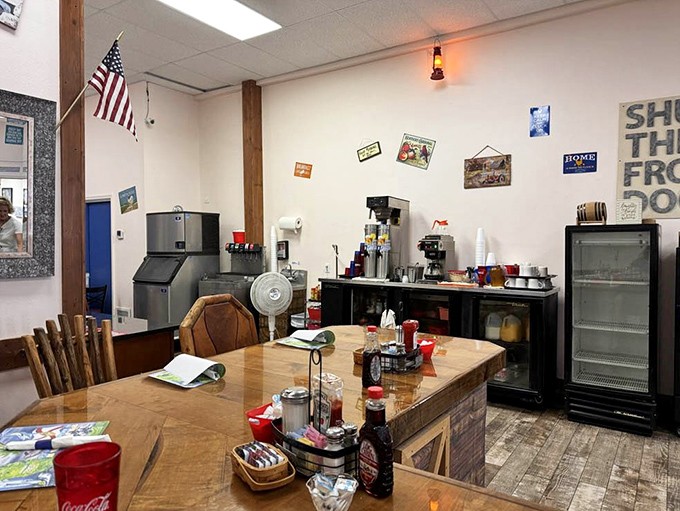 Behind these counters, breakfast magic happens faster than you can say "extra bacon, please."