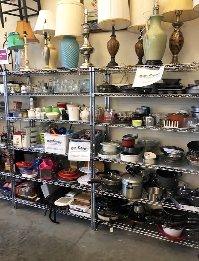 Kitchen equipment that proves good cooking doesn't require brand-new tools. Those cast iron pans have probably prepared more delicious meals than most restaurants.