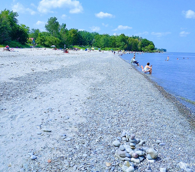 Lake Erie's shoreline offers the beach experience without the coastal attitude—or those pesky saltwater stings.