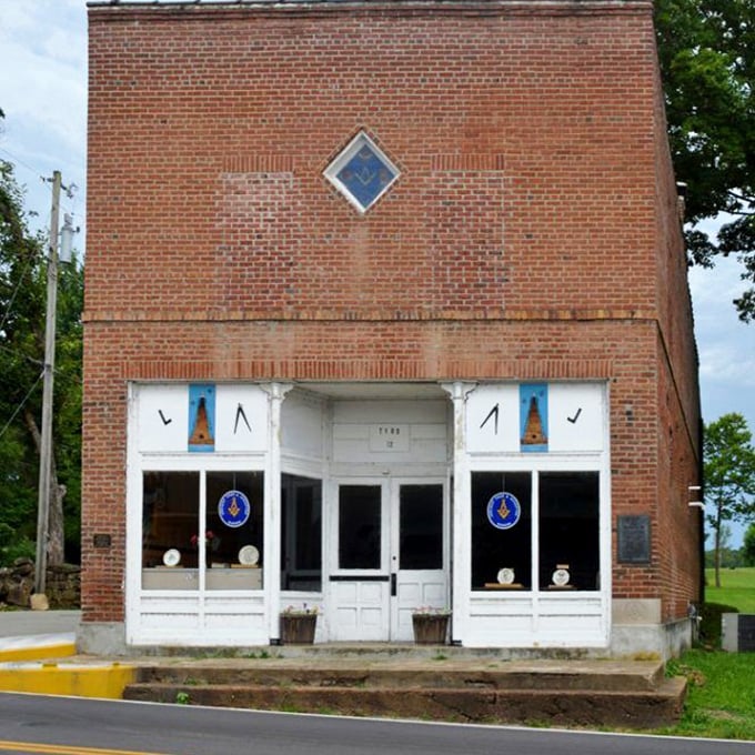 This historic Masonic Lodge stands as a testament to craftsmanship that predates planned obsolescence. Brick by brick, history remains stubbornly present.