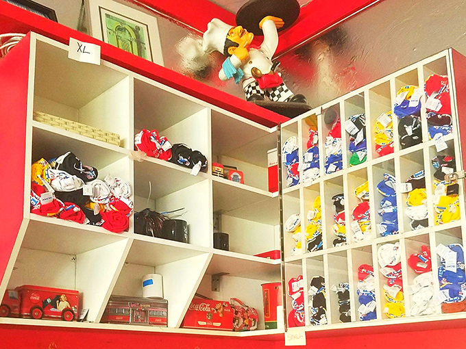 Who needs a souvenir t-shirt when you can wear your breakfast pride for all to see?