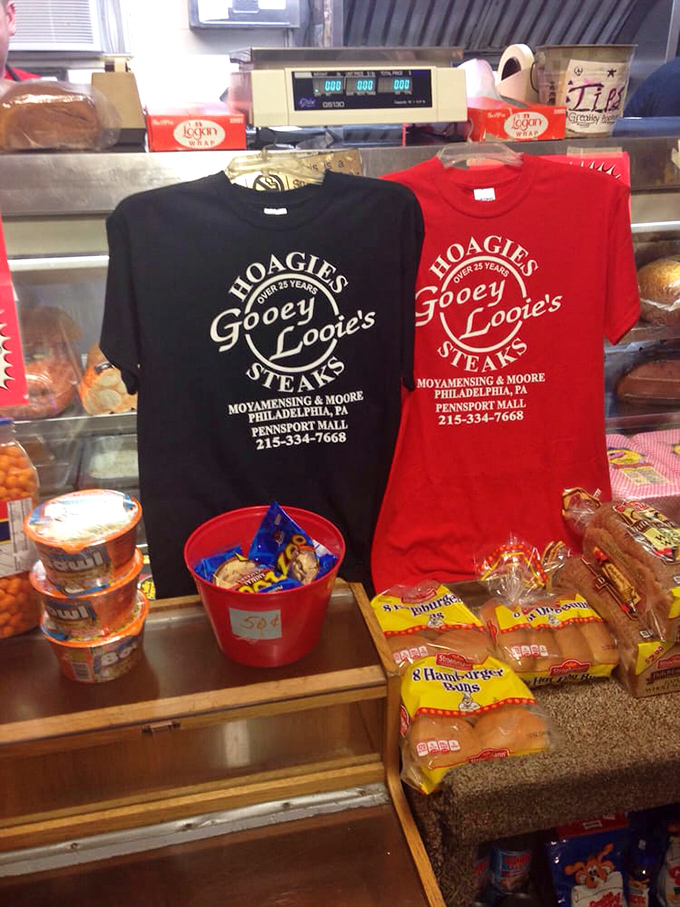 When your sandwiches inspire merchandise, you know you're doing something right. These shirts are the local equivalent of concert tees.