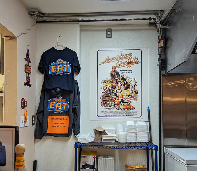 Al's has been featured on "Diners, Drive-Ins and Dives" for good reason. The merchandise proves you're not just eating a meal; you're participating in a Green Bay culinary tradition.