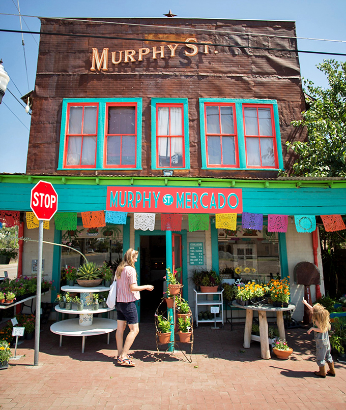 Murphy Street Mercado bursts with color and life, offering a shopping experience where every purchase comes with a story and a smile.