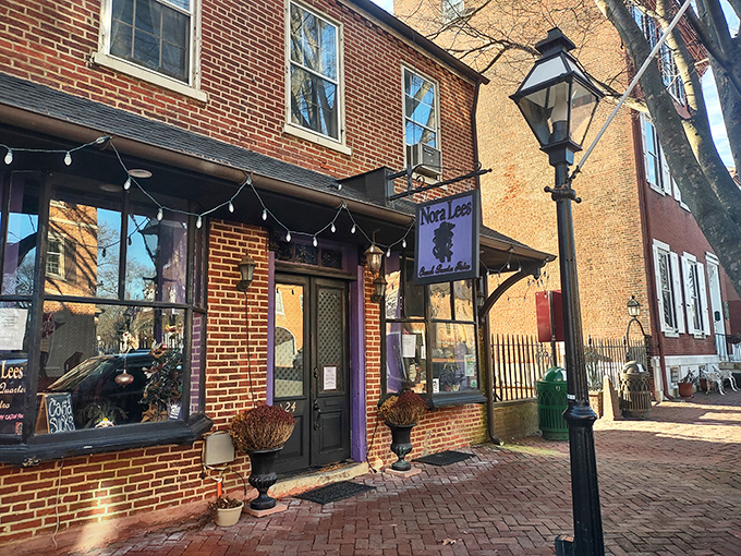 Nora Lee's charming storefront invites passersby to slow down and remember when shopping was an experience, not just a transaction.