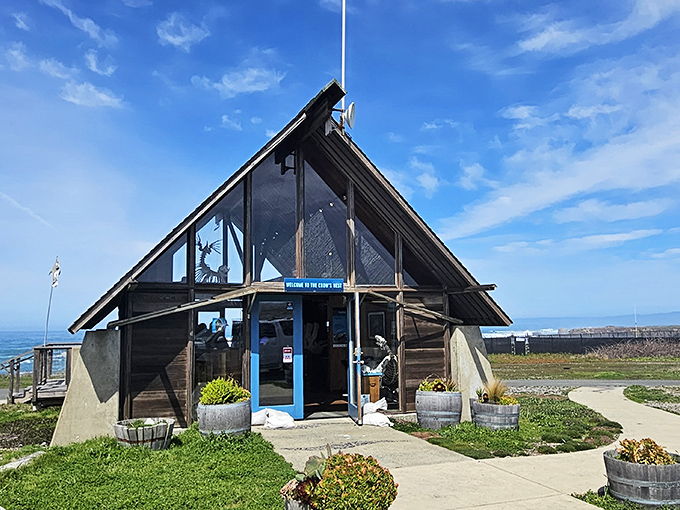 The Noyo Center for Marine Science looks like a fisherman's cottage reimagined by Frank Lloyd Wright&mdash;a perfect blend of coastal tradition and environmental education.