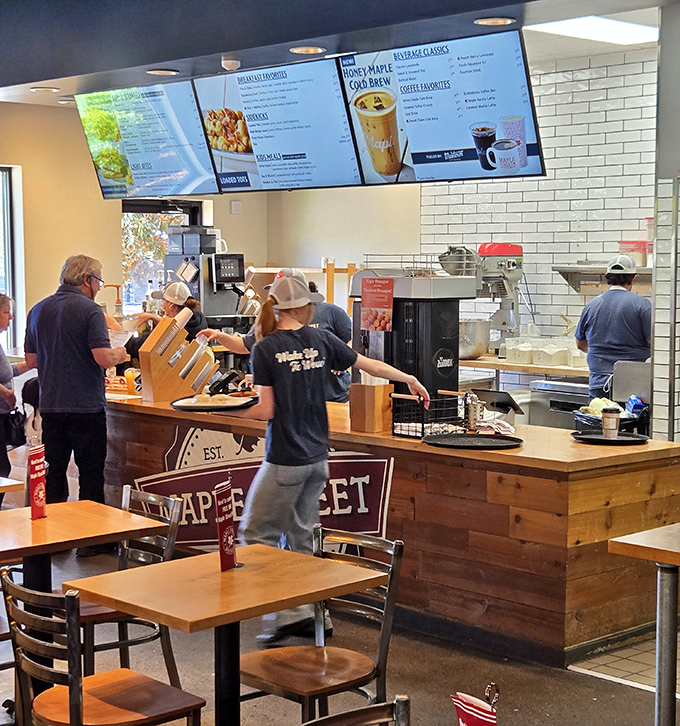 The command center where breakfast magic begins and hungry dreams transform into delicious reality before you.