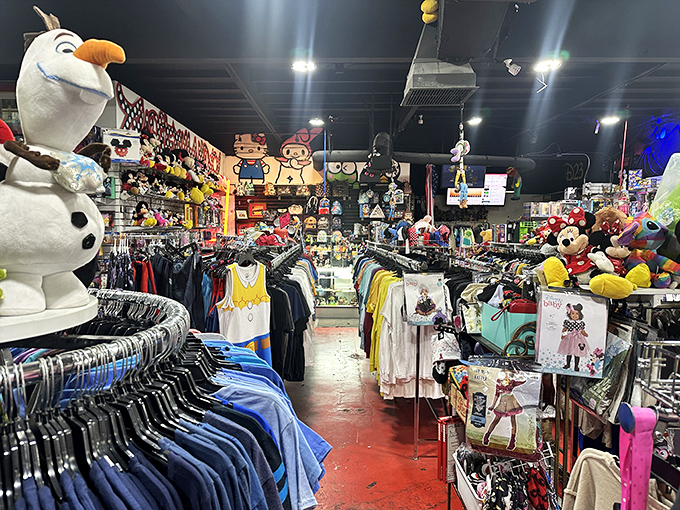 Looking down the main aisle feels like peering into a kaleidoscope of potential purchases and possible second lives.