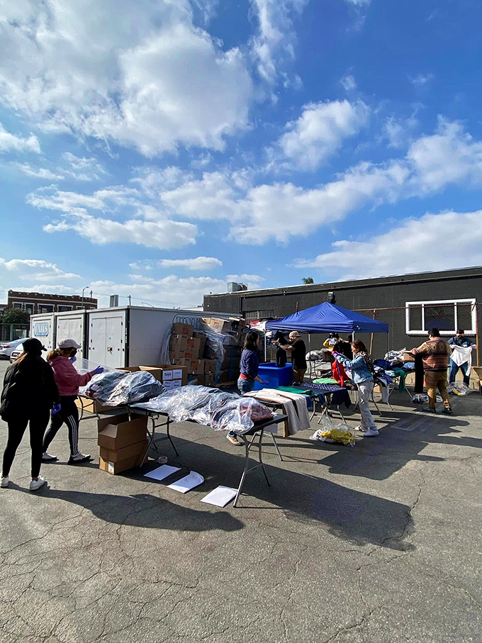 Outdoor sales extend the treasure hunt beyond four walls, proving that great finds can't be contained indoors. 