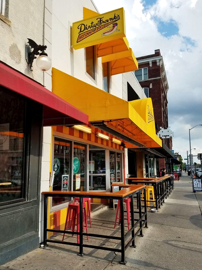 Outdoor seating that proves great food tastes even better when you're soaking up Ohio sunshine.