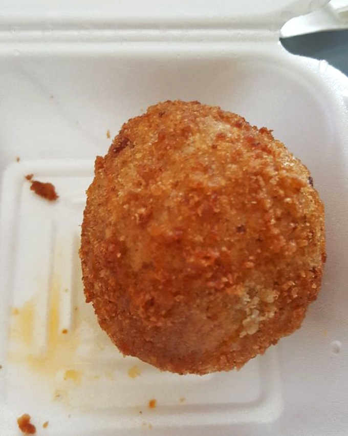 The papa rellena&mdash;a golden-fried potato ball&mdash;sits like a delicious planet of flavor, gravity pulling your fork inexorably toward it.