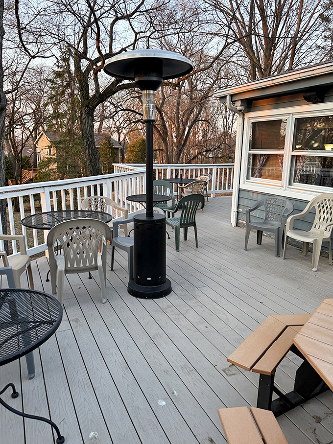 Outdoor seating that transforms any meal into a delightful al fresco dining adventure experience.
