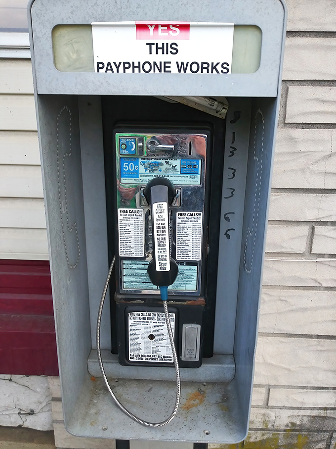 Yes, that payphone works&mdash;a charming throwback to simpler times, just like the straightforward, delicious food inside.