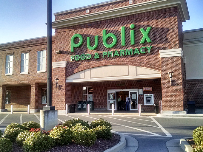 Even the Publix supermarket embraces Rome's architectural aesthetic, proving that grocery shopping can happen in buildings with actual character.