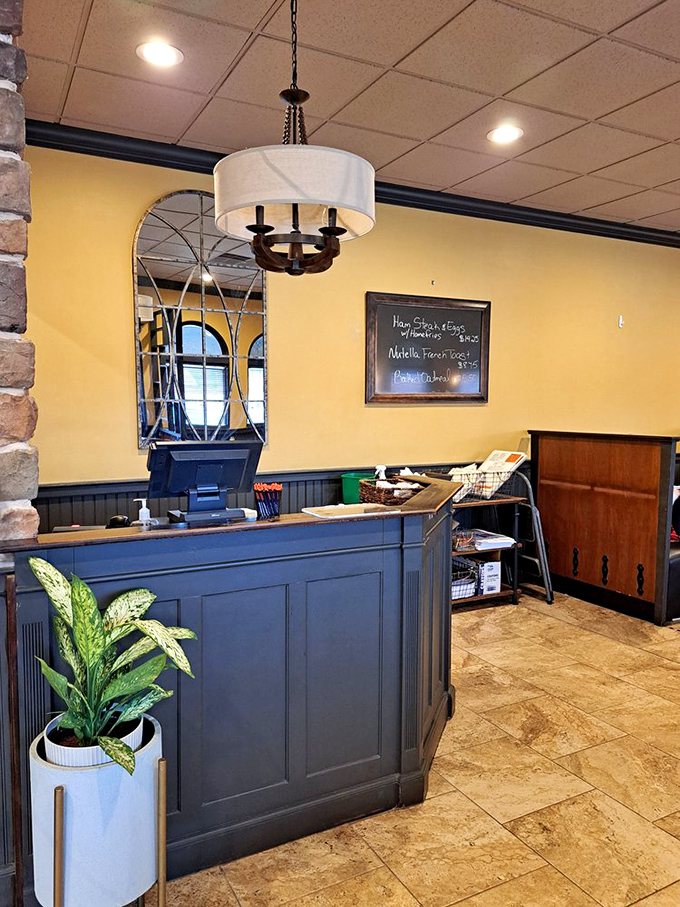 First impressions matter, and this entrance promises good things ahead without any unnecessary fanfare or fuss.