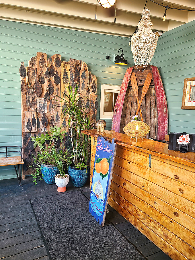 The welcoming reception area sets the stage for what's about to become your new favorite restaurant.