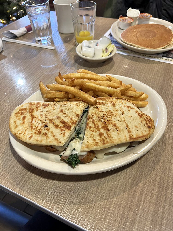 This panini isn't just grilled&mdash;it's transformed. The melty interior peeking out is nature's way of saying "good decision, friend."