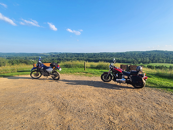 Two-wheeled therapy session with complimentary horizon views. No appointment necessary.