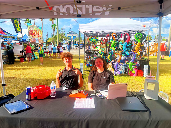 Young entrepreneurs bring enthusiasm to the Seafood Festival, where tomorrow's restaurateurs get their first taste of Florida's culinary scene.