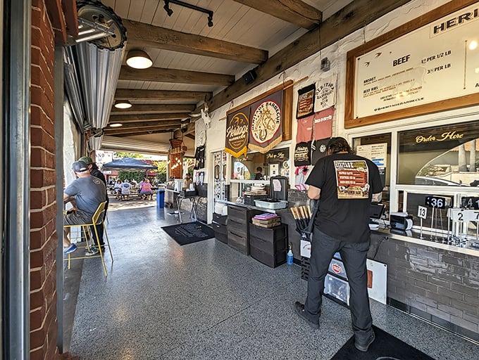 Where the magic happens. This ordering counter is the gateway to meat nirvana, staffed by folks who take your barbecue journey seriously.