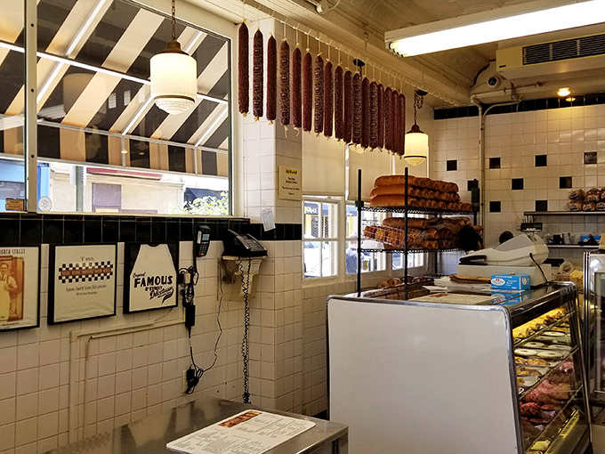 Display cases packed with enough meat to make a vegetarian question everything they thought they knew.