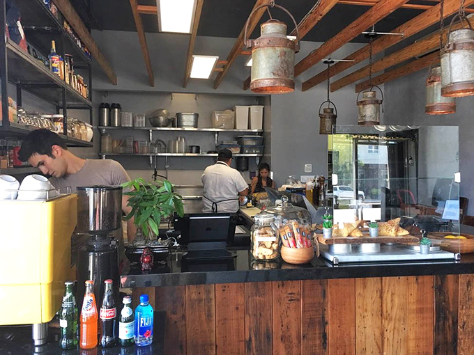 Behind this sunny yellow counter, breakfast wizards conjure up waffle creations that will haunt your dreams in the best possible way.