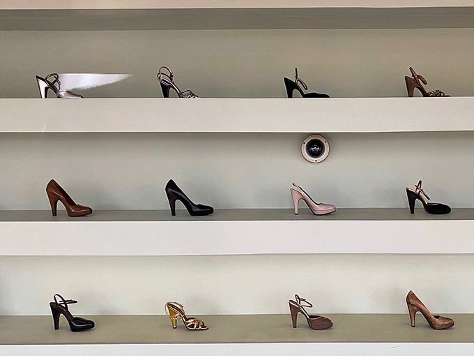 These shoes weren't made for walking&mdash;they're permanent residents of the desert, displayed like artifacts from a civilization obsessed with status and style.